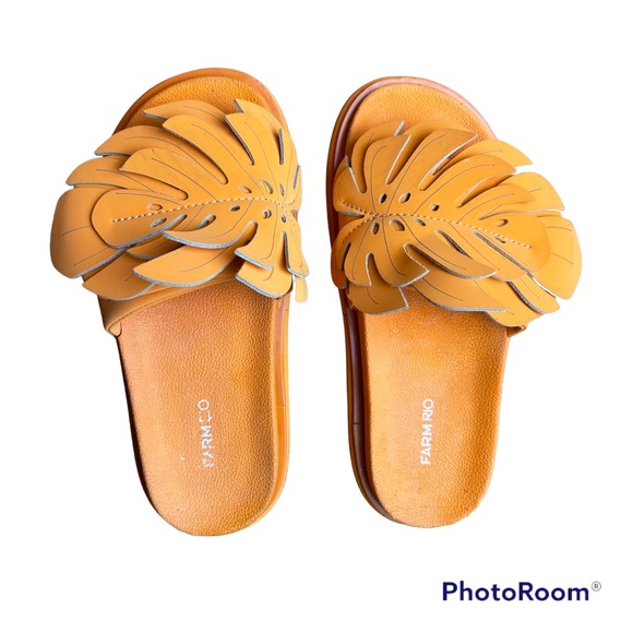FARM Rio | Shoes | Farm Rio Monstera Anatomic Slide Sandal | Poshmark
